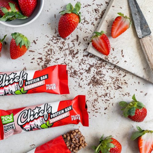 Strawberry Protein Bars - Chiefs Europe
